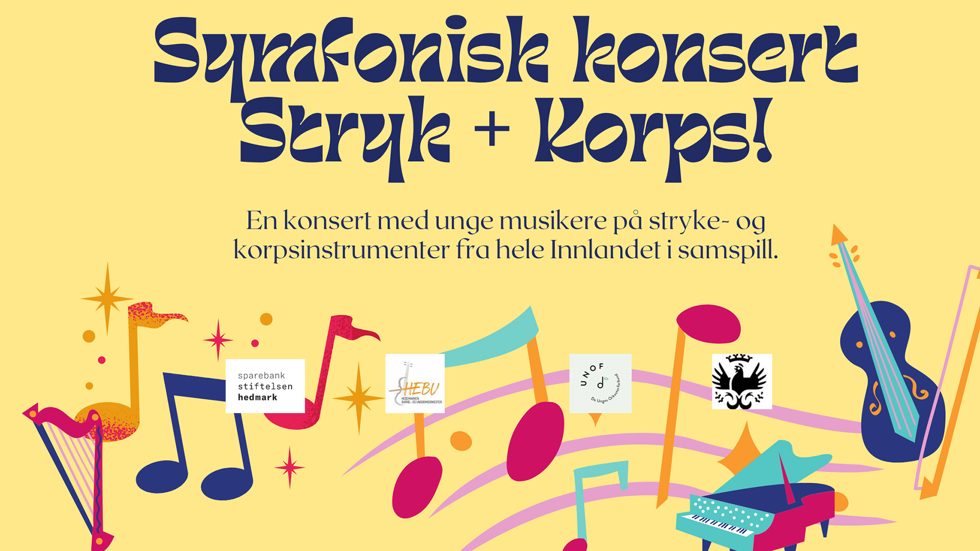 Symfonisk konsert: Stryk + Korps! - Hamar Kulturhus